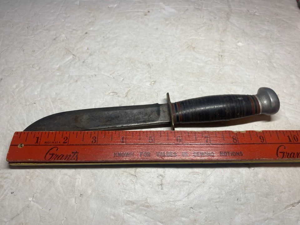 Vintage Marble's Gladestone 9¼" Fixed Blade Hunting Knife Stacked ...