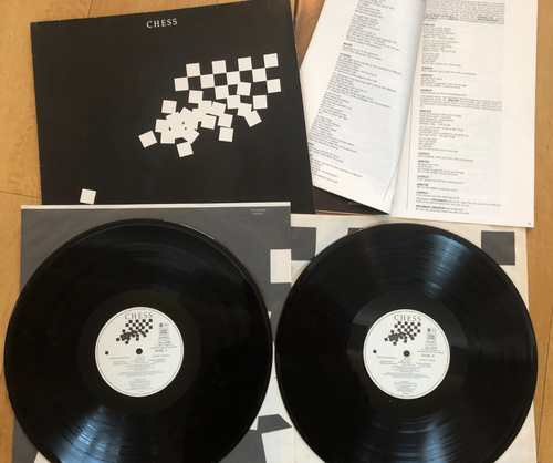 CHESS MUSICAL SOUNDTRACK - Double Vinyl LP Album RECORD With Original ...