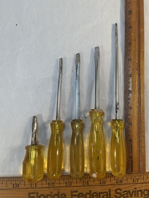 Proto Professional 5pc Slot Screwdriver Set (lot19) | eBay