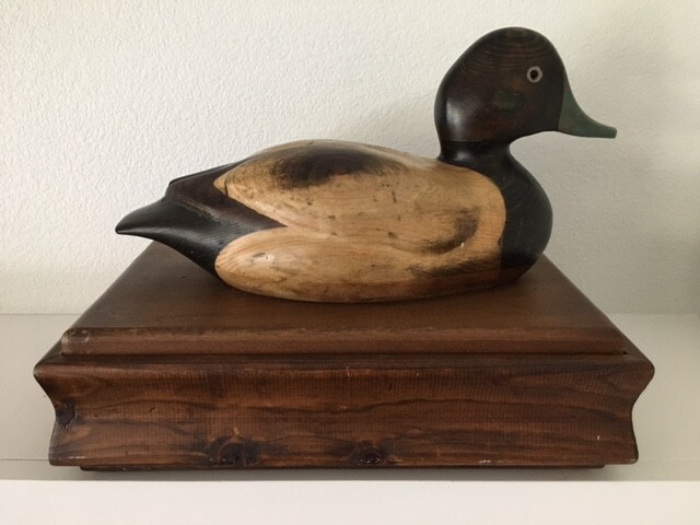 Tom Taber Signed Wood Duck Decoy Box From "Old Nat's Pond" | eBay