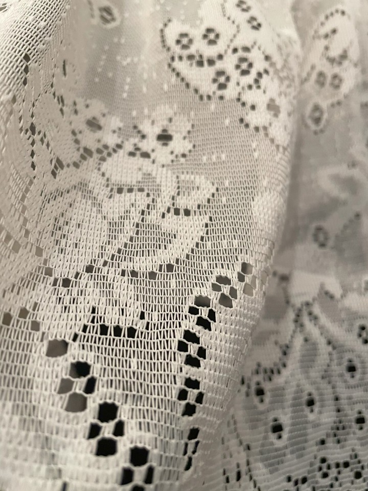 Antique Vintage Lace Bedskirt Ivory Dust Ruffle Flounce | eBay