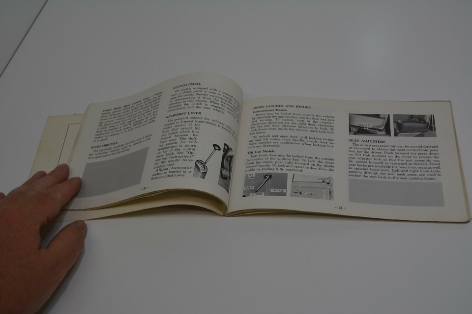 1968 CHEVY CHEVROLET TRUCK SERIES 40-80 OWNERS MANUAL BOOK GUIDE A1132 ...