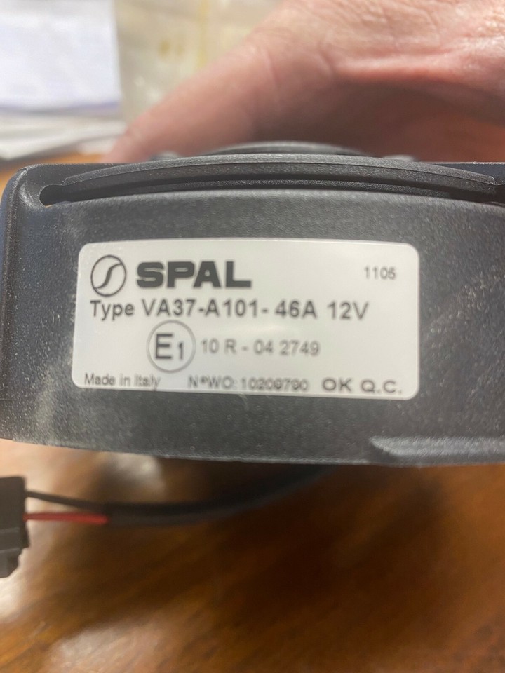Spal 5.2" 12V Spal Fan Puller HD Waterproof | ATV Motorcycles Trans ...