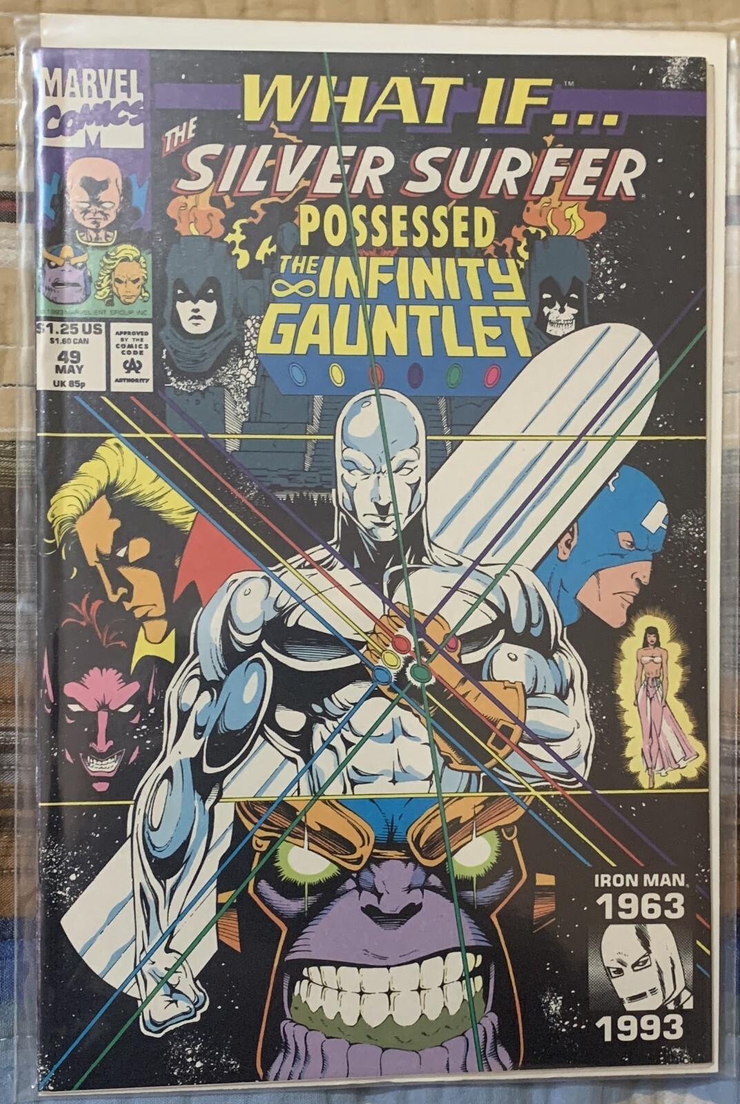 What If #49: "Silver Surfer Possessed the Infinity Gauntlet" Marvel ...