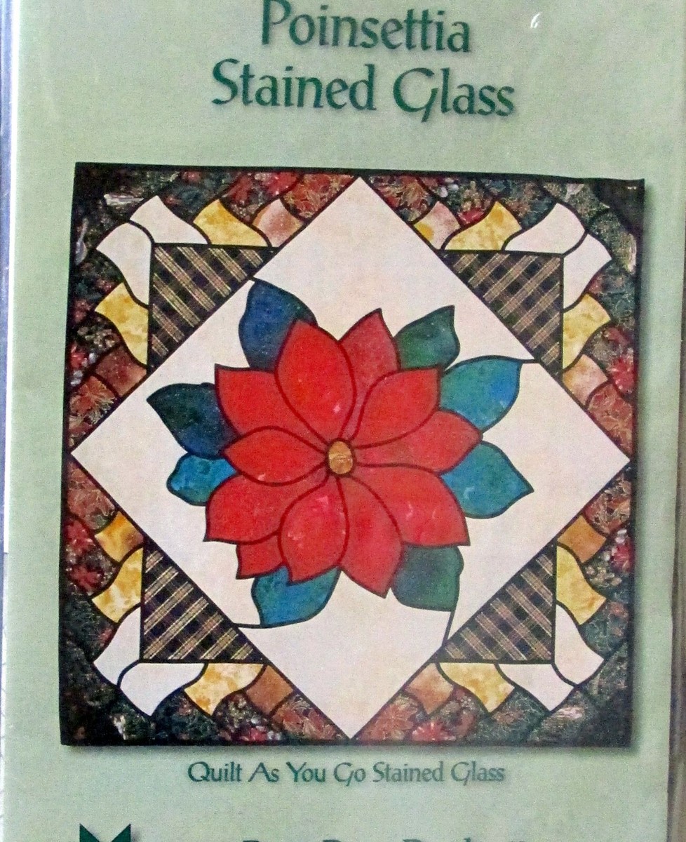 Poinsettia Stained Glass Activity Stained Glass Poinsettia Star