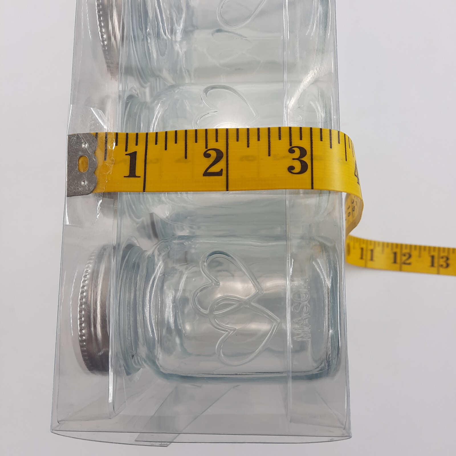 Hobby Lobby 4-Ounce Mason Clear Glass Jars 12-Pack, One Dozen 4 Oz Jars ...