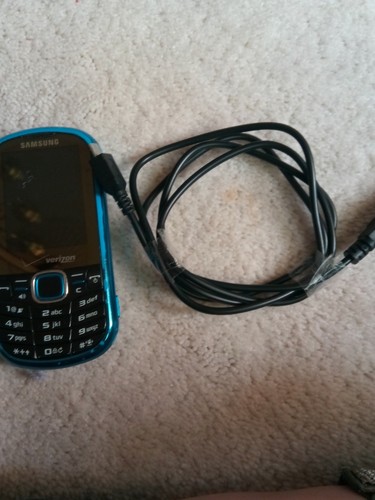 Samsung Intensity II Phone Verizon Wireless SCH-U460 Blue 2 slider ...