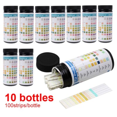 URS-10T Urine Dipstick 10 Parameter Urinalysis Reagent Test Strips ...