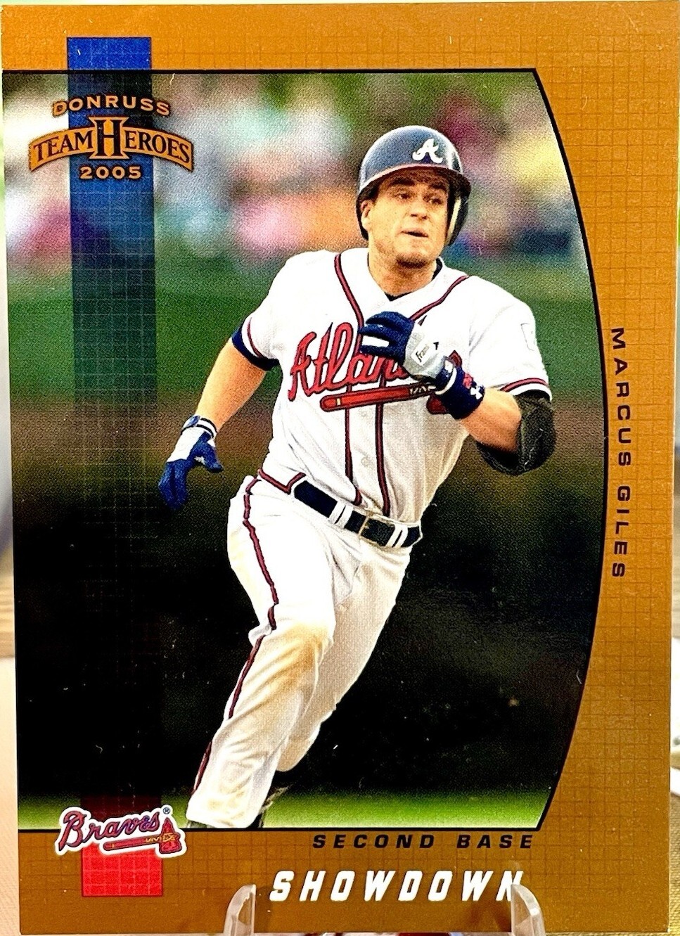 2005 Donruss Team Heroes - Marcus Giles #37 Showdown Bronze /100 for ...