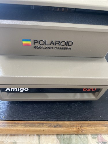 POLAROID AMIGO 620 VINTAGE INSTANT FILM PRINTING CAMERA MINT CONDITION ...