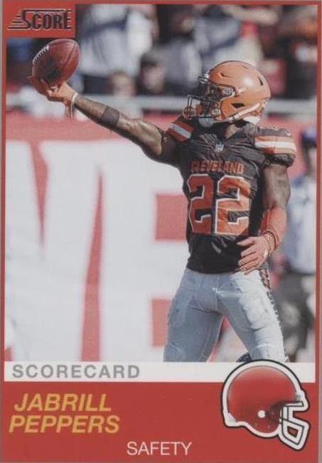 2019 Score - Jabrill Peppers #110 Scorecard for sale online | eBay