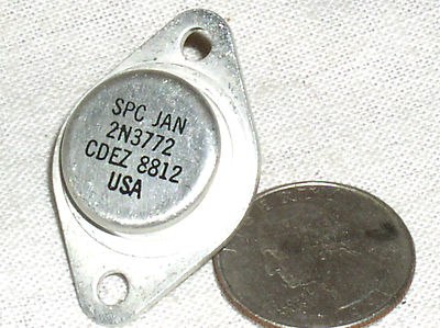 NEW JAN2N3772 JAN 2N3772 60V V 20 A AMP MIL MILITARY NPN TRANSISTOR T0 ...
