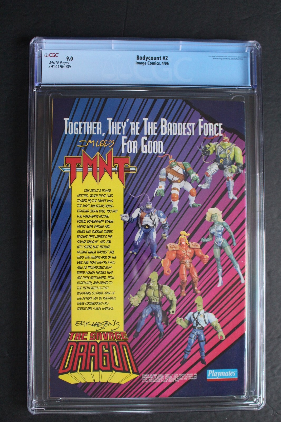 BODYCOUNT #2 Raphael Casey Jones Image 1996 Eastman Bisley VIOLENT TMNT ...