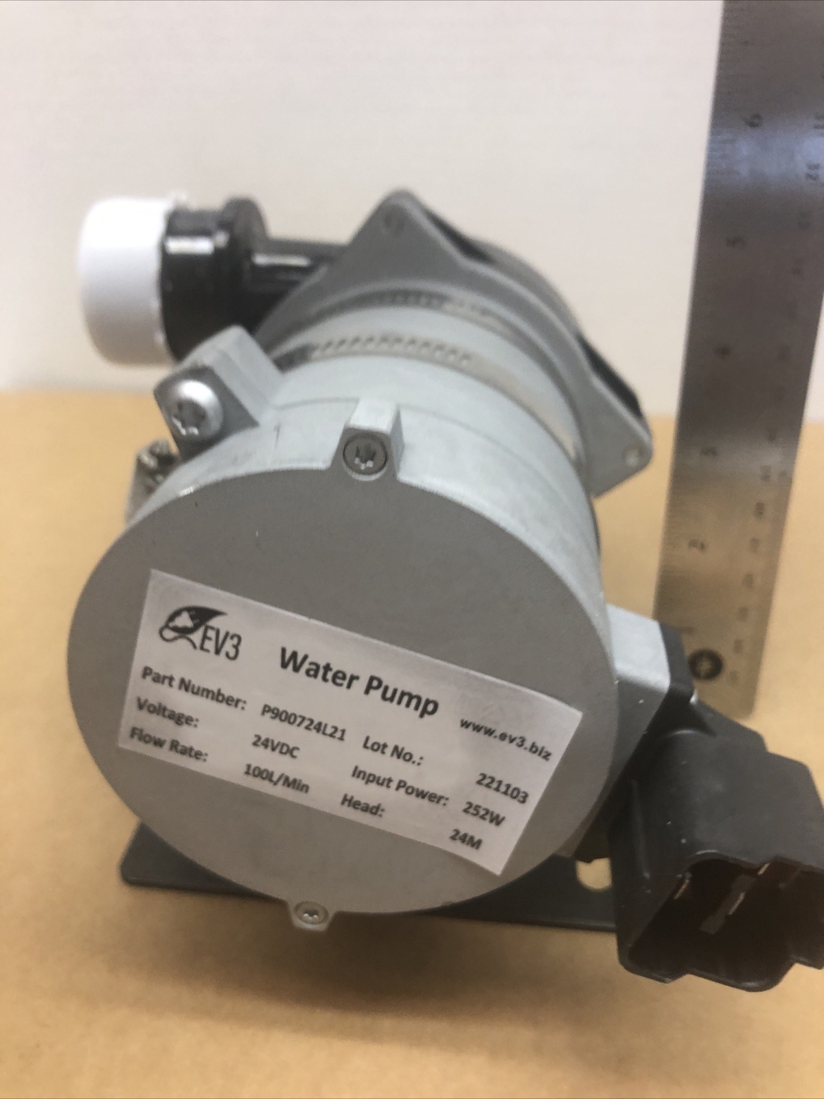 EV3 Water Pump P900724L21 100L/min 24VDC EV-Electric Vehicle Water Pump ...