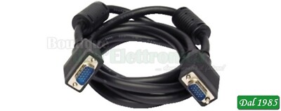 Cavo Monitor VGA Spina Spina 2 METRI Con Ferrite Gbc GBC 59662400 | eBay