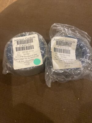 (2) Johnson Controls A-4000-612 Pneumatic Replacement Intake Filters | eBay