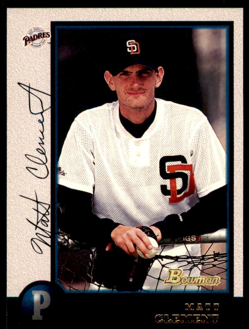 1998 BOWMAN MATT CLEMENT SAN DIEGO PADRES #188 | eBay
