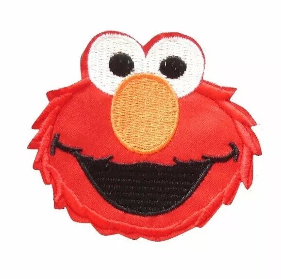 Sesame street Elmo Embroidered Iron On / Sew On Patch | eBay