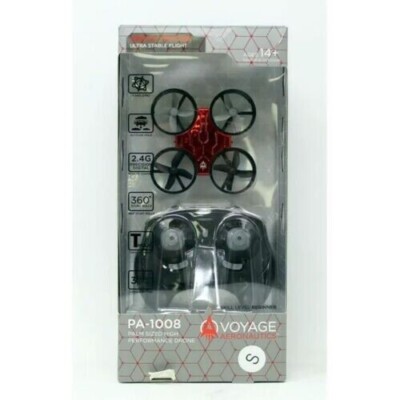 VOYAGE AERONAUTICS MICRO SPACE DRONE W/ REMOTE, RED *DISTRESSED PKG | eBay