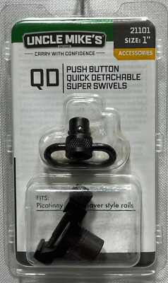 Sling Swivel 1-inch Loop Quick Detach Push Button Uncle Mike's ...