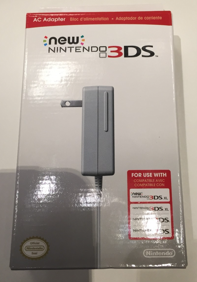 New Nintendo 3DS AC Adapter Charger 3DS XL 2DS Official Genuine USA ...