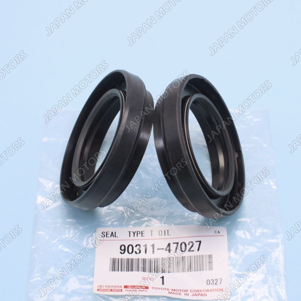 2 OEM Toyota Land Cruiser Lexus LH Front Axle Oil Seal 90311-47027 / ...