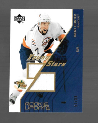 TRENT HUNTER 2004-05 UD ROOKIE UPDATE YOUNG STARS JERSEY NEW YORK ...