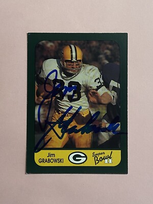 Jim Grabowski 1991 Super Bowl II IP Auto Autograph | eBay