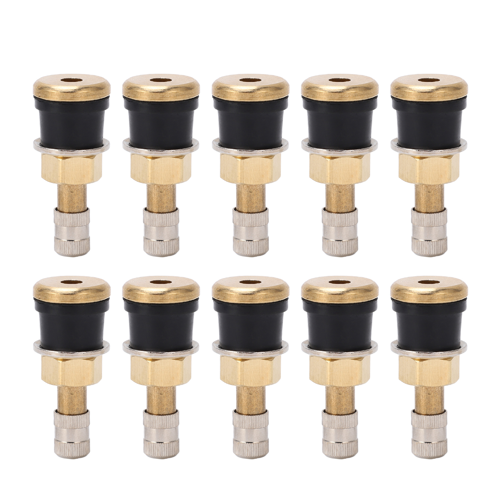 10Pcs Brass Valve Stem TR501 High Tubeless Truck Valve Stem for 0.625in ...