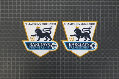 Premier League Gold Champions Patches 2003-2004 Player Size | eBay