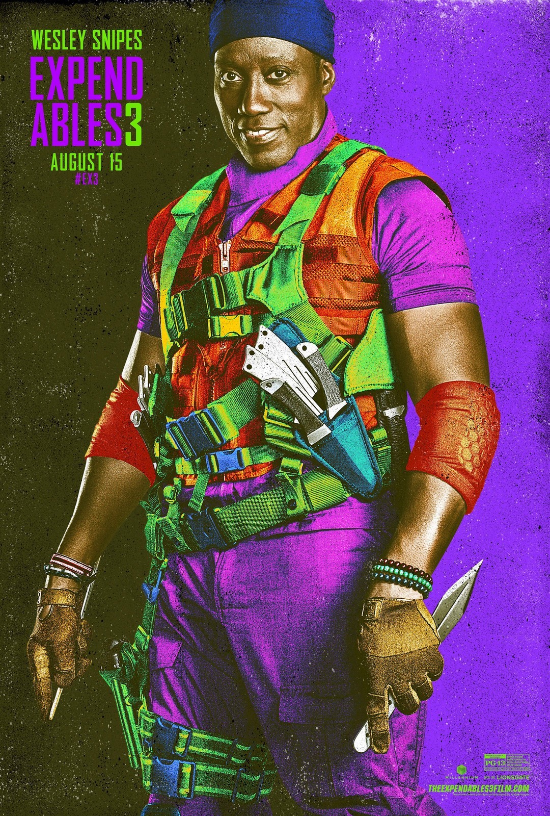 Wesley Snipes Expendables 3 Poster