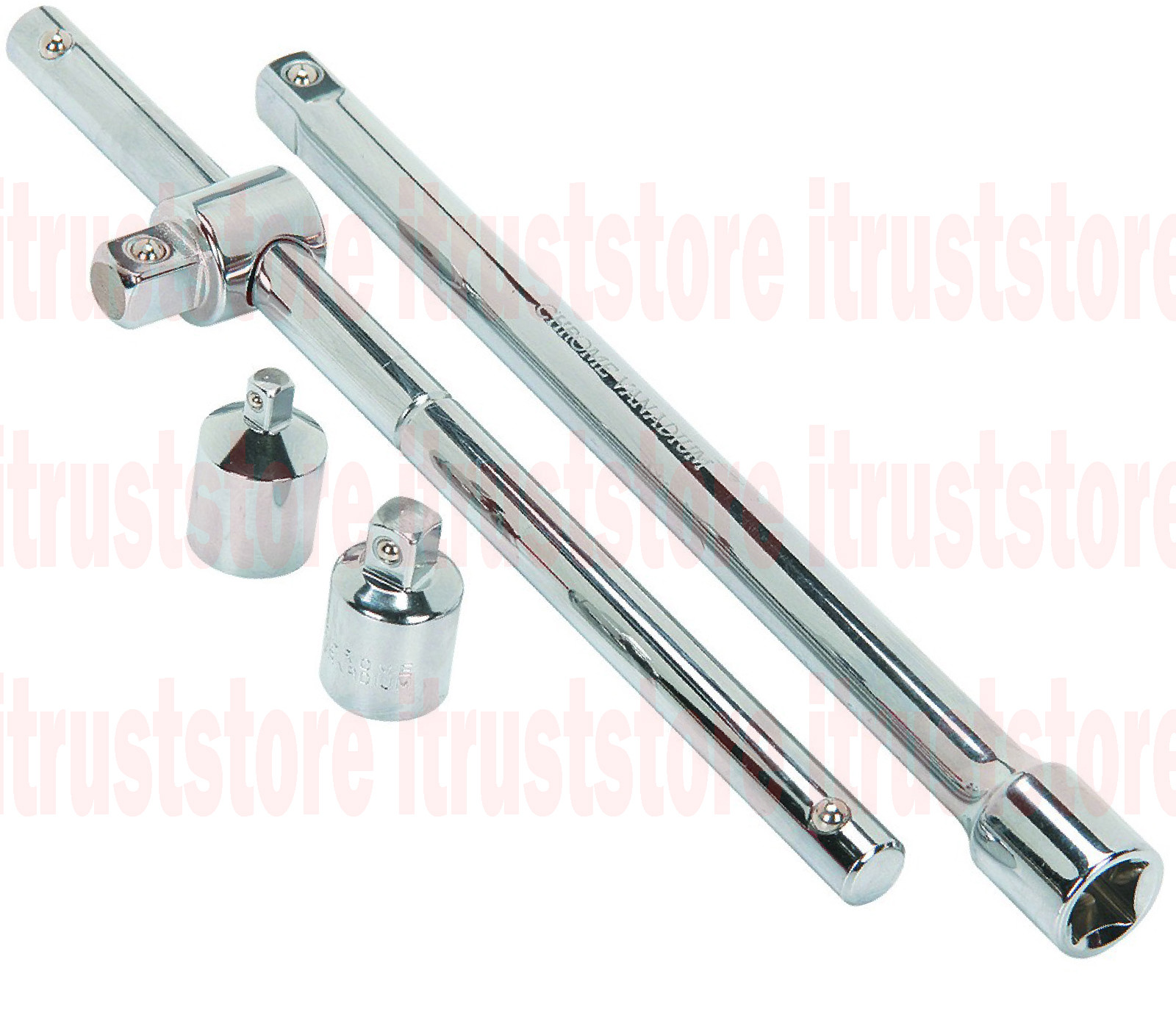 Long Extension T-Handle Nut Driver 1/4 in, 3/8 in, 1/2 in Socket ...