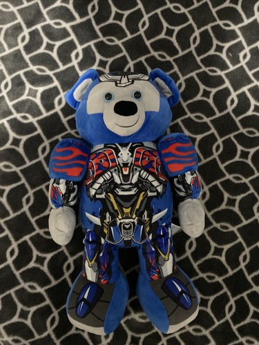 Build A Bear TRANSFORMERS Autobot Optimus Prime Soft Jointed Plush Toy ...