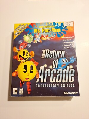 Microsoft Return of Arcade Anniversary Edition (Windows PC, 2000) Game ...