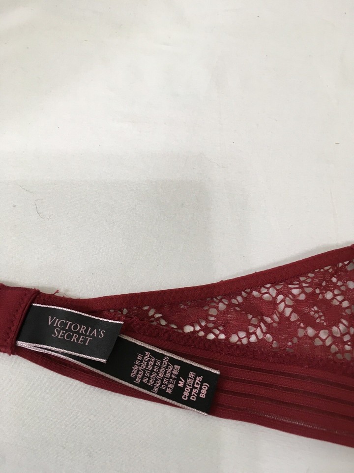 VICTORIA SECRET Very Sexy Lace High Neck Halter Bra Woman’s Size Medium ...