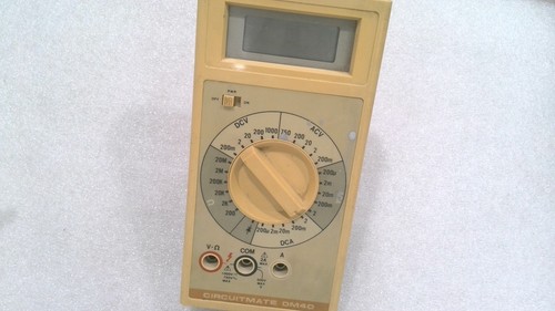 CIRCUITMATE DM40 DIGITAL MULTIMETER, VINTAGE | eBay