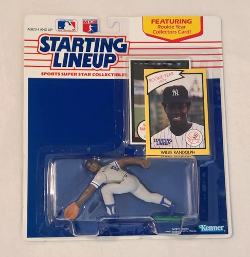 1990 WILLIE RANDOLPH STARTING LINEUP YANKEES DODGERS SLU MLB w/ROOKIE ...