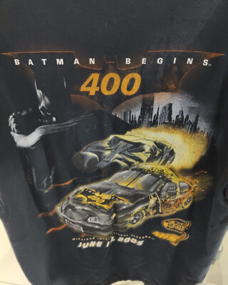 Vintage Batman Begins Nascar 400 L Size Rare Collectible Vintage 2005 ...