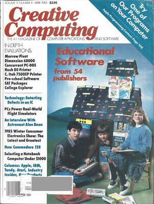 Creative Computing Magazine, April 1985 | eBay