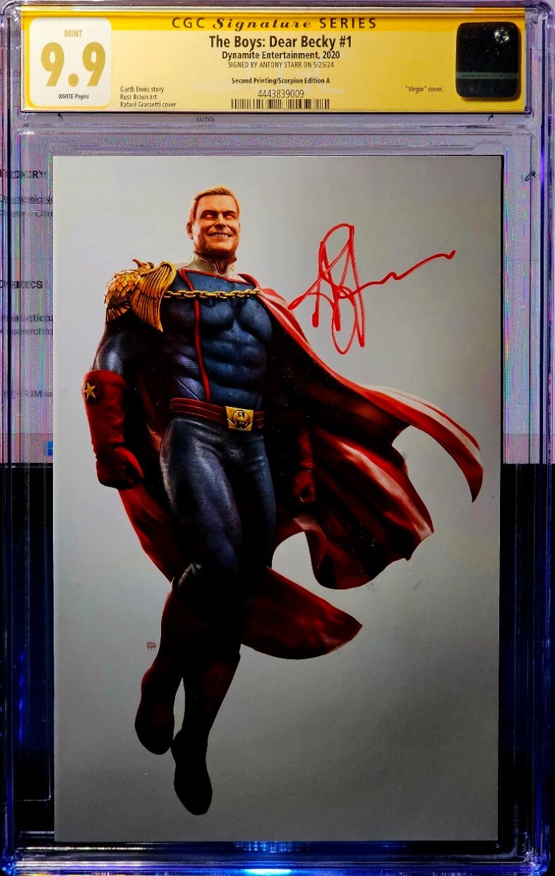 The Boys Dear Becky #1 HOMELANDER VARIANT CGC SS 9.9 not 9.8 signed ...