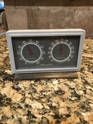 Vintage Airguide Mid Century Temperature Barometer Humidity & Temp ...