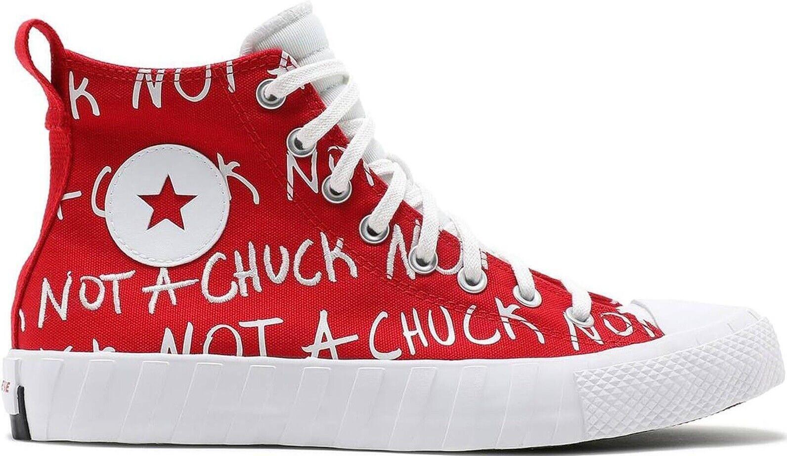 Size 10 - Converse UNT1TL3D High Not A Chuck - Red for sale online | eBay
