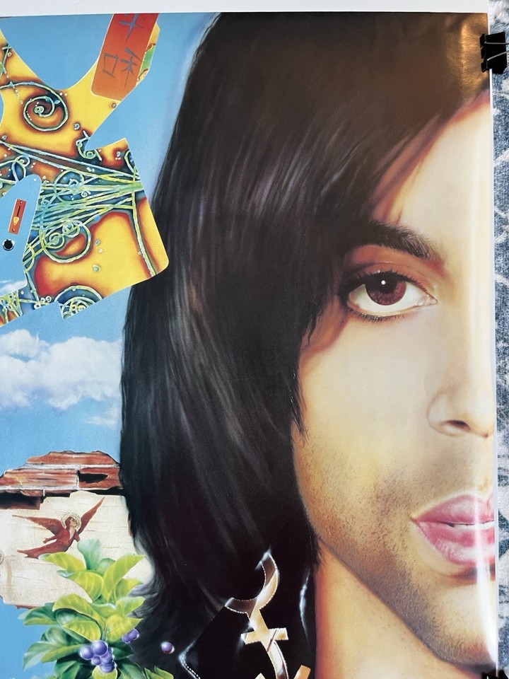Prince “Graffiti Bridge” 1990 Original Double-Sided Promo Poster (25.5 ...