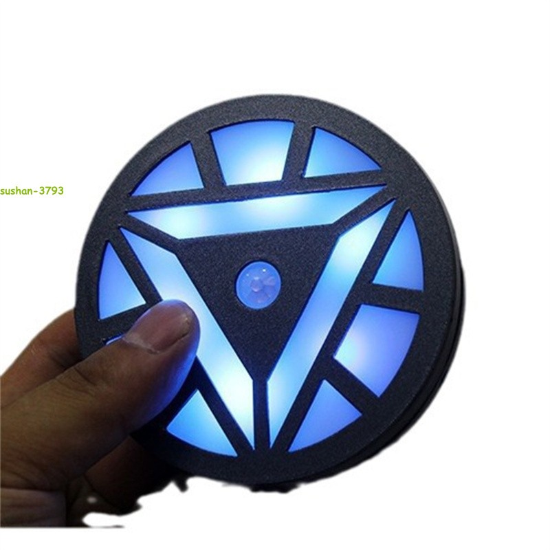 Iron Man Chest Lamp LED Rechargeable Infrared Human Body Induction ...