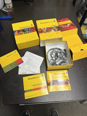 Rosetta Stone Spanish Level 1 V3 CD-ROM + Audio Companion Boxed Set | eBay