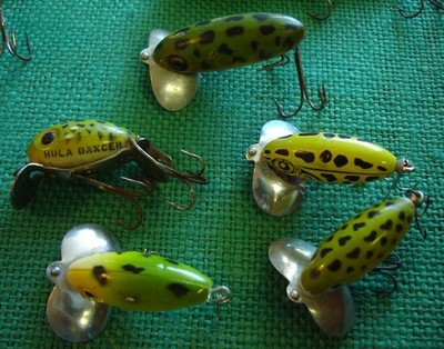 5 Frog Spot Fishing Lure ARBOGAST JITTERBUG ATLANTIC FRANTIC - ANTIC ...
