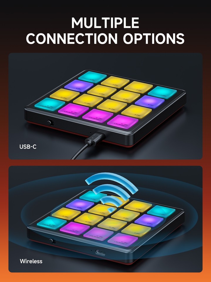 Donner STARRYPAD MIDI Controller Wireless Pocket App Control + Melodics Software | eBay