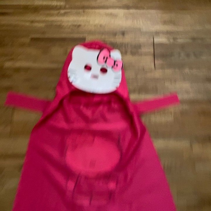 HELLO KITTY WRESTLING MASK PINK PRINTED CAPE MASK KIDS HELLO KITTY ...