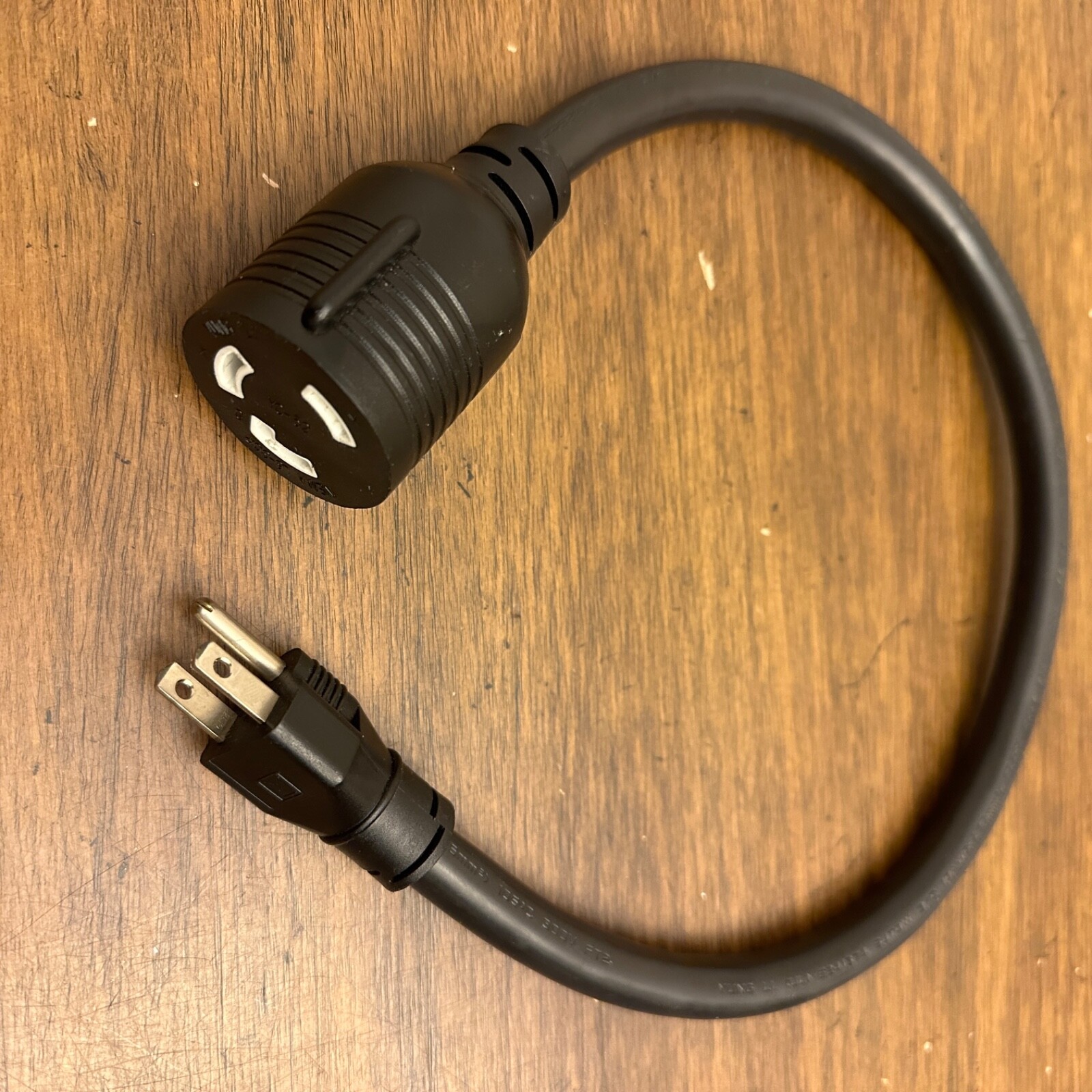 NEMA 5-15 to L6-30 Adapter cord pin locking receptacle Plug N5-15P to ...