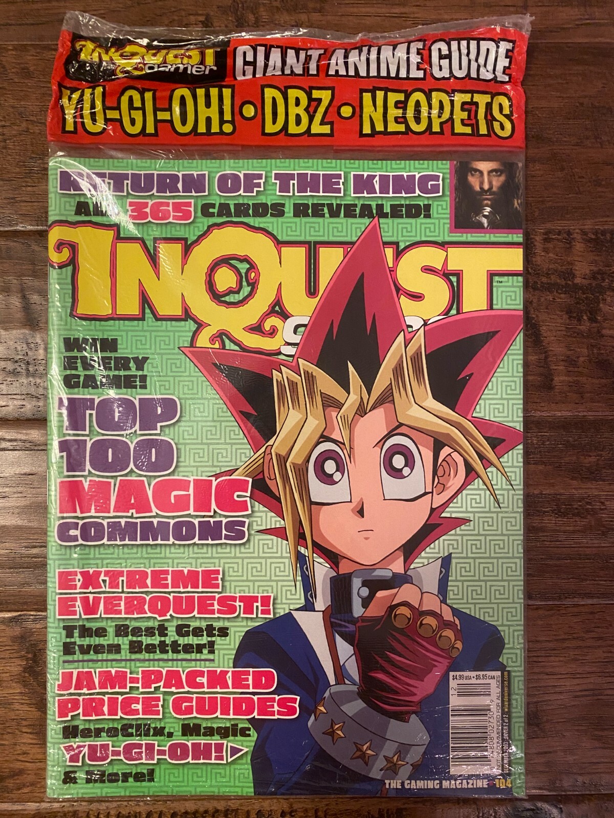 "INQUEST GAMER" Magazine, "YU-GI-OH!" Issue, #104, December 2003, NEW ...